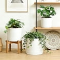 Large Plant Pots Set of 3 – 8", 9", 10" Indoor Flower Pots with ...