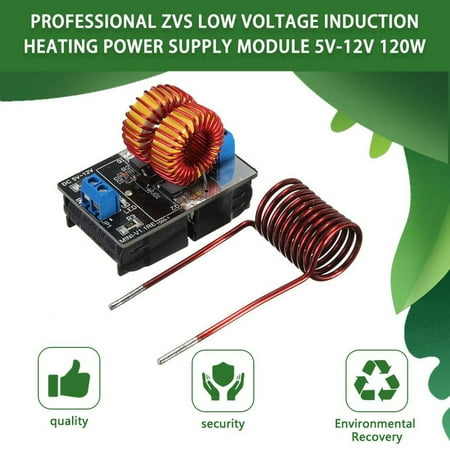 Professional ZVS Low Voltage Induction Heating Power Supply Module 5V ...