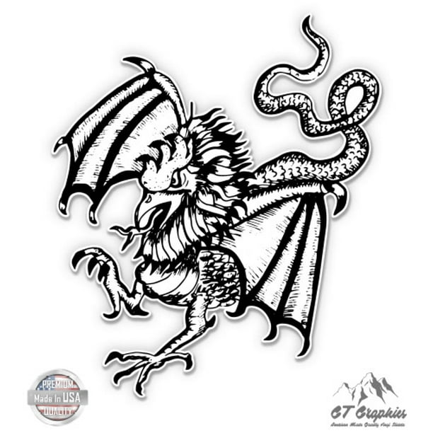 Basilisk - 5" Vinyl Sticker - For Car Laptop I-Pad - Waterproof Decal ...