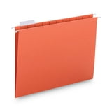 Smead Colored Hanging File Folders, Letter Size, 1/5-Cut Tab, Orange ...