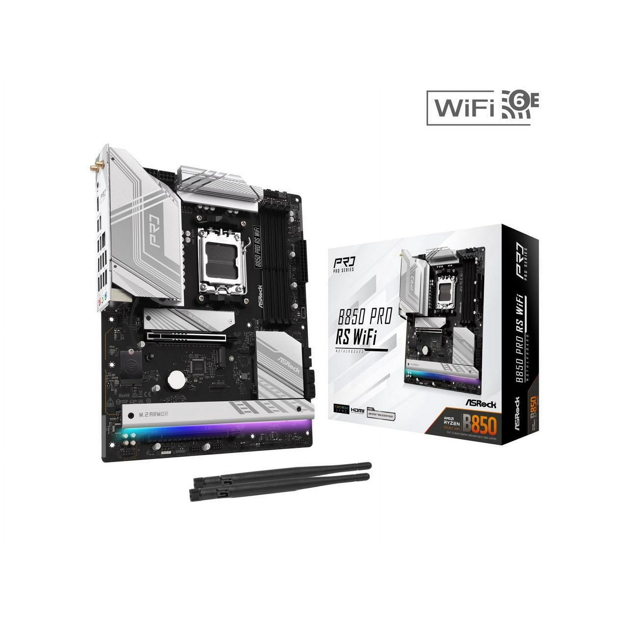 Click here for Asrock B850 Pro Rs Wifi Am5 Amd B850 Atx Motherboa... prices