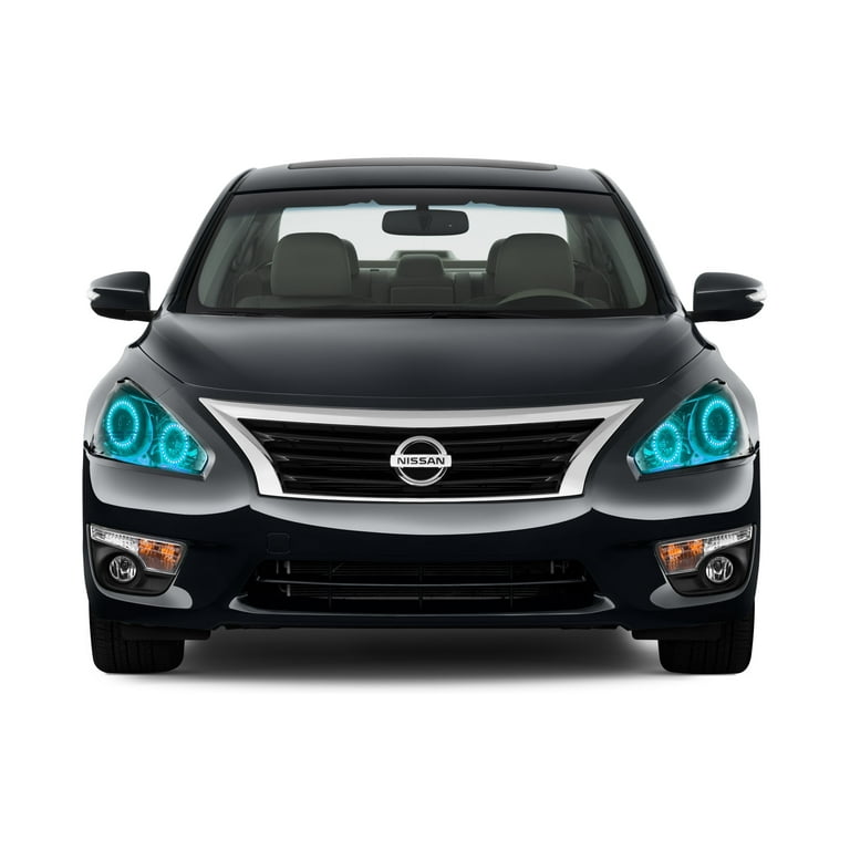 Flashtech Blue Angel Eye LED Headlight Halo kit for 2013 2015 Nissan Altima Headlights