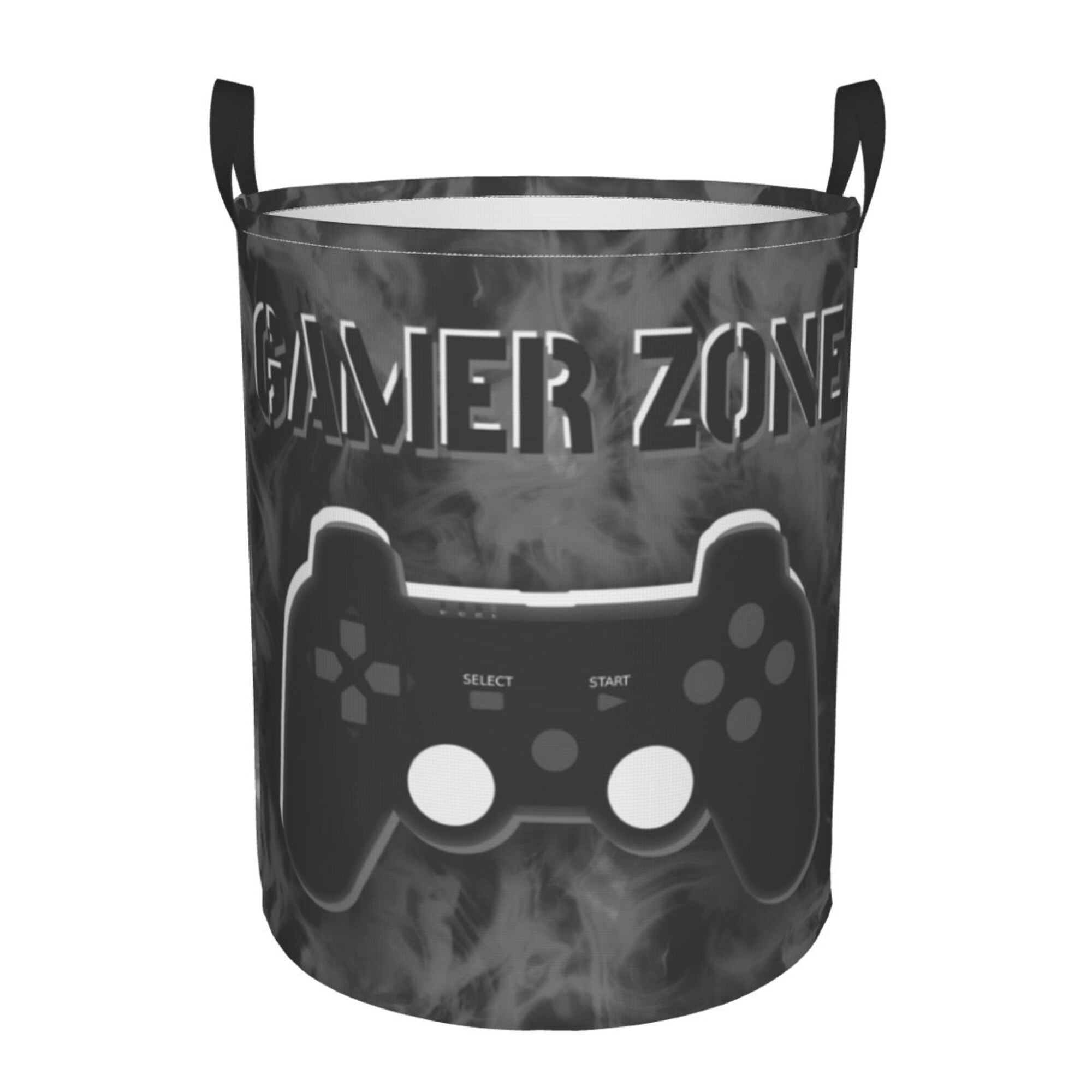 DouZhe Waterproof Collapsible Large Laundry Baskets, Gamer Zone Gray ...