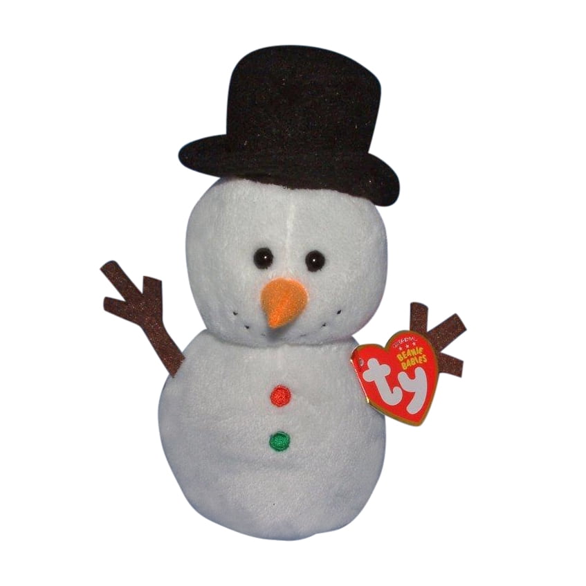 Ty Beanie Baby: Twigs the Snowman | Stuffed Animal | MWMT - Walmart.com