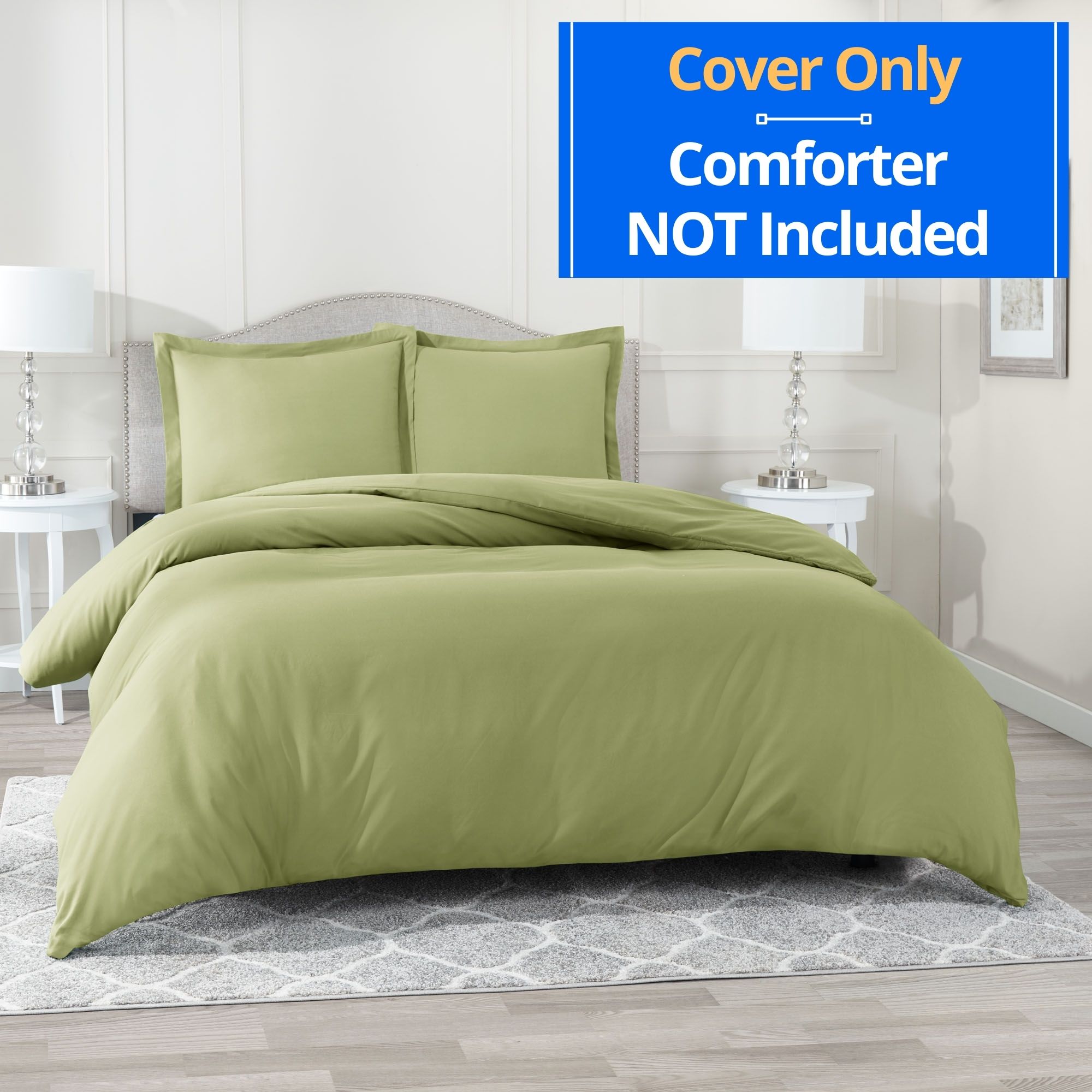 Nestl 3 Piece Duvet Cover Set Luxury Bedding Duvet Cover With 2 Pillow