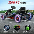 Go Kart for Kids, 24V Drift Kart with 2X200W Strong Motor, 7AH Big ...