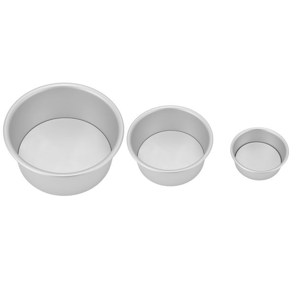 Round Cake Pans, Detachable Base Surface Anodizing Cake Pan Set ...