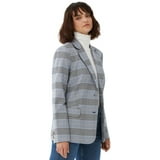 Free Assembly Women's Boyfriend Blazer - Walmart.com