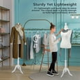 Bonnlo Female Pinnable Dress Form Mannequin, Adjustable, Wooden Stand ...