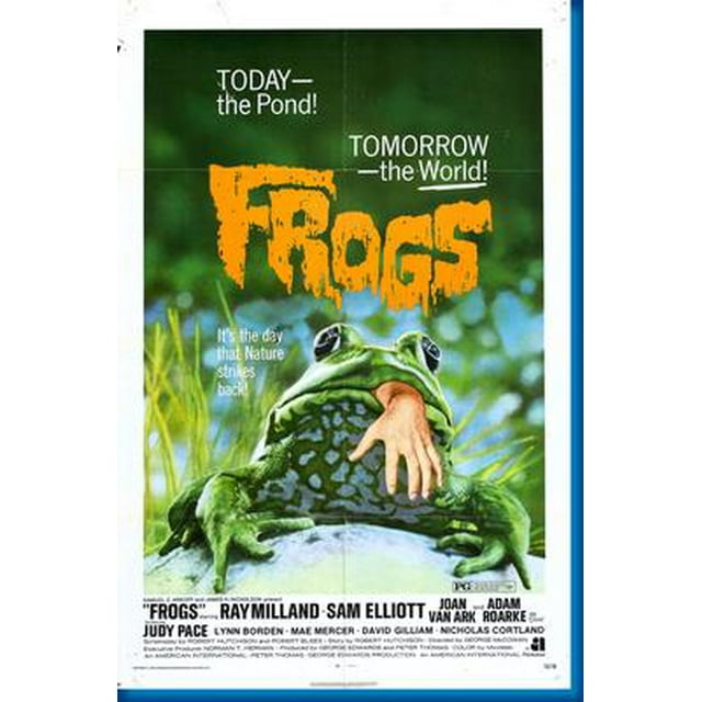 Frogs Movie Poster Entertainment decor Art Poster 24x36 Unframed, Age ...