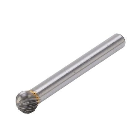 Single Cut File, Wear Resistance Die Grinder Bit 8mm Ball Head 57mm ...