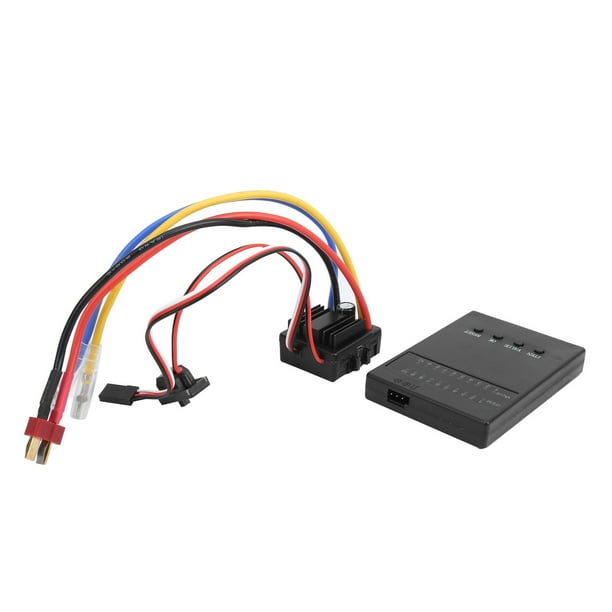 ESC Program Card,Waterproof 80A Brushed ESC RCESC Program Card ESC ...