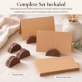 Wood Place Card Holder 5/12/24/50 Pcs, Pine Wood Table Number Holders ...