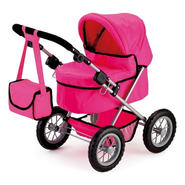 Bayer Design Doll Pram Xeo - Blue/Pink Stars - Fits Dolls up to 18 ...
