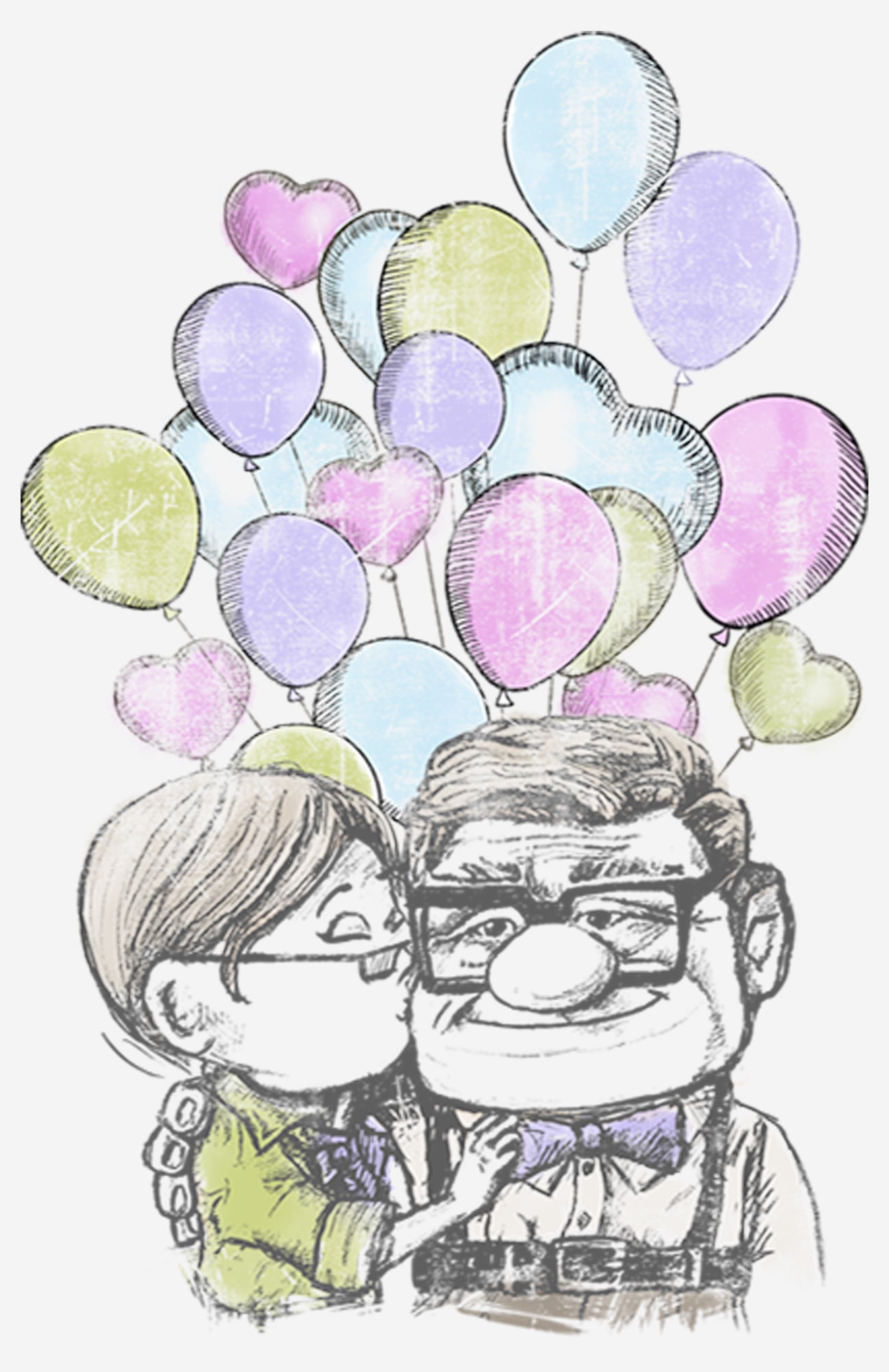 Ellie And Carl Drawing