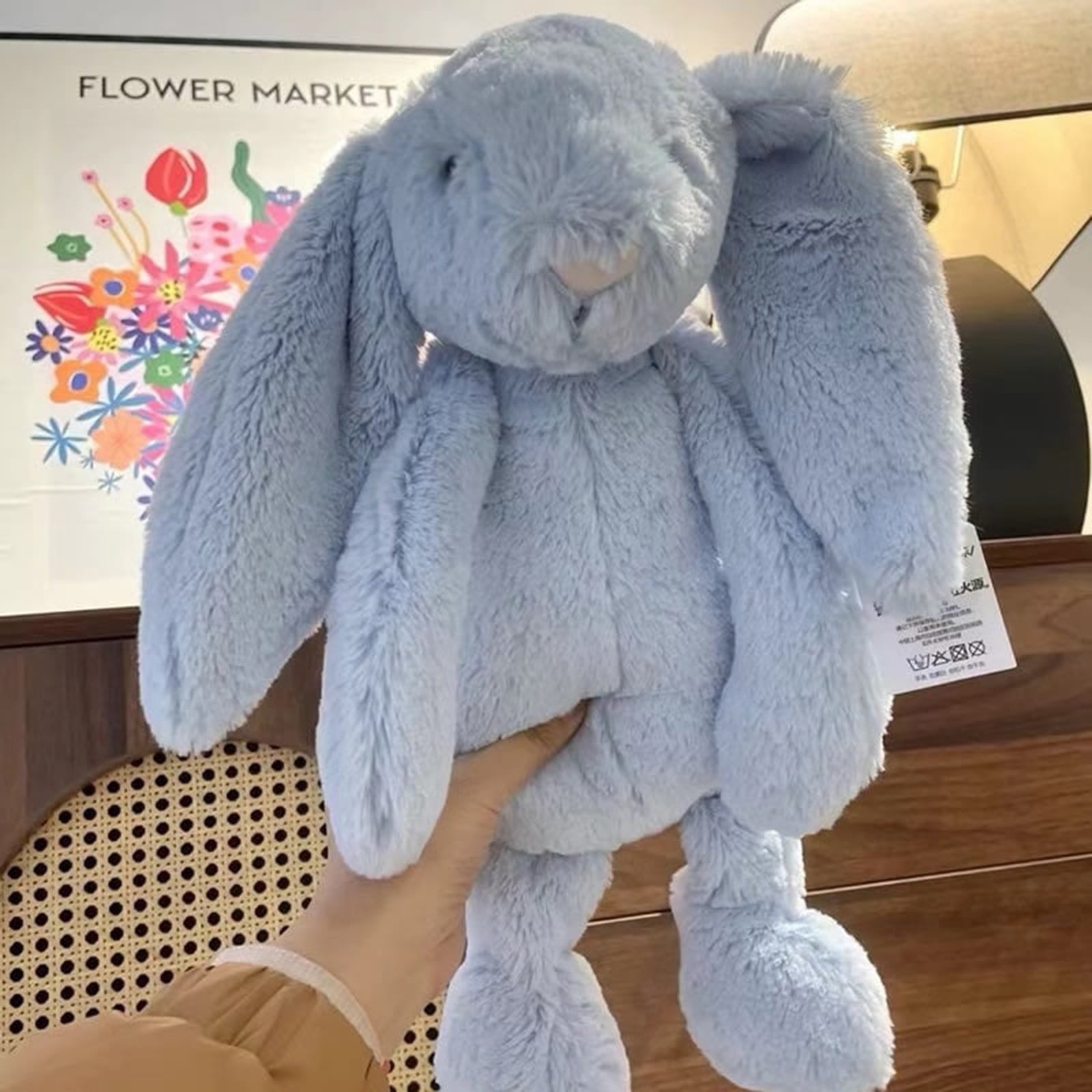 Jellycat Bashful Bunny Stuffed Animal,Plush Toy with Fluffy Soft Ears ,Endless Fun - 12 Inches ...