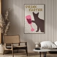 Affixzi Modern Wine Wall Art Print, Kitchen and Bar Decor, Unframed ...