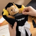 2026 Graduation Congrats Teddy Bear Bouquet Plush with Gift Card Holder ...