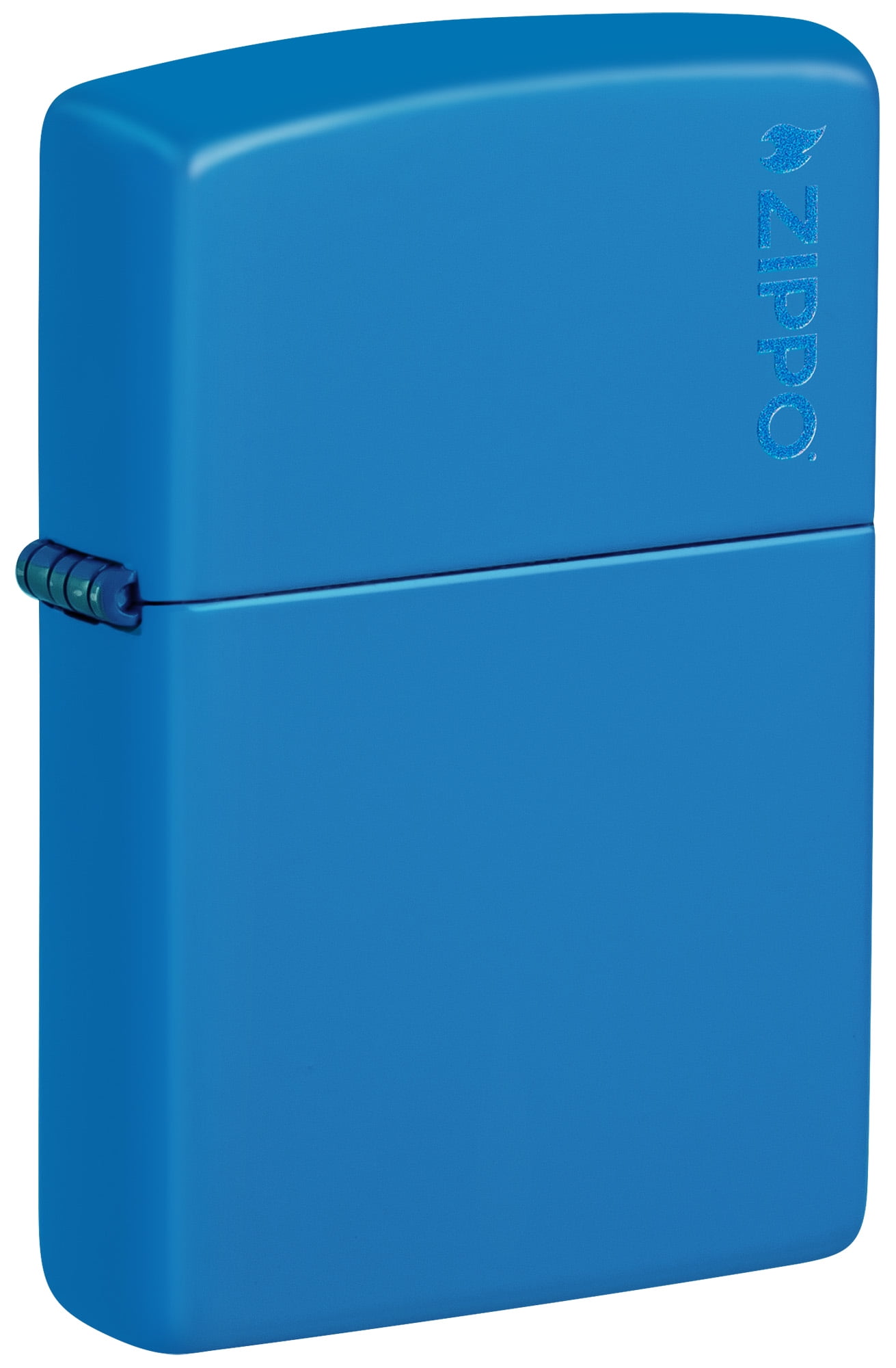 Zippo Sky Blue Matte Zippo Logo Classic Pocket Lighter - Walmart.com