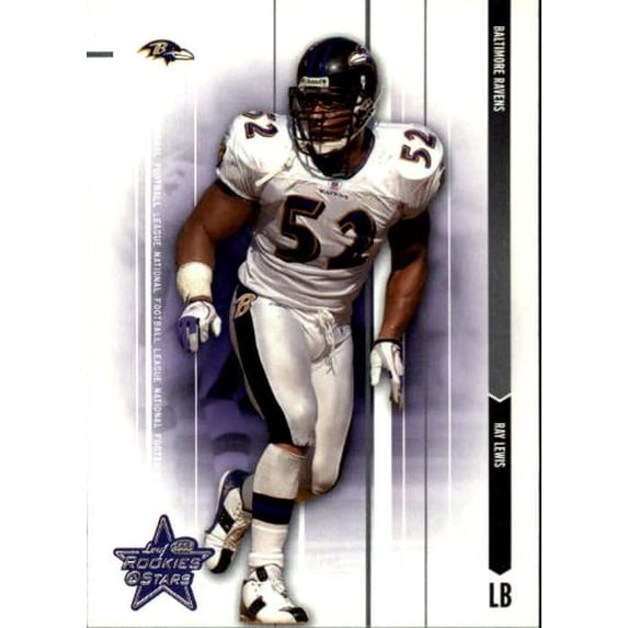 2003 Leaf Rookies and Stars #7 Ray Lewis NFL Football Trading Card ...