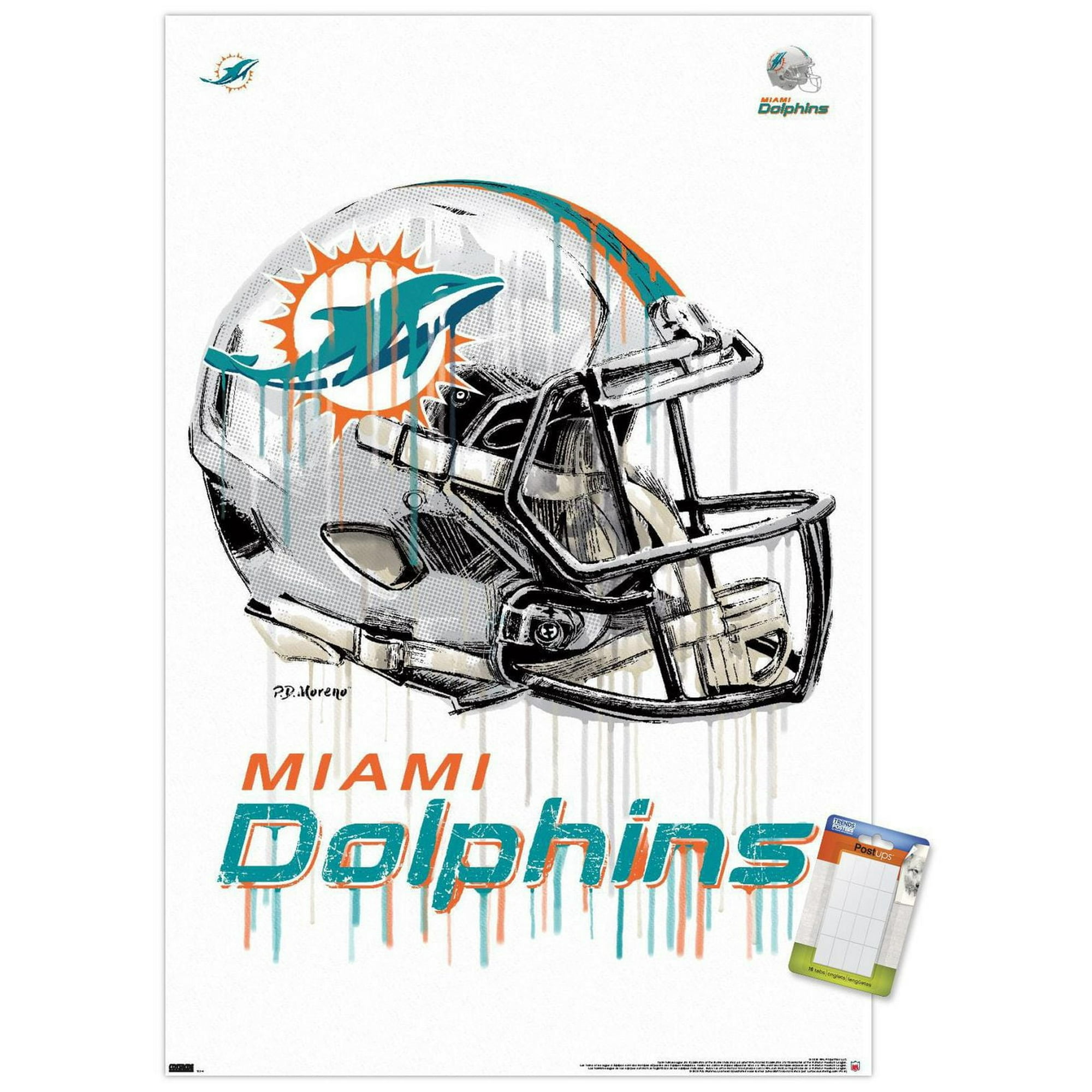 Click here for Trends International Nfl Miami Dolphins - Drip Hel... prices