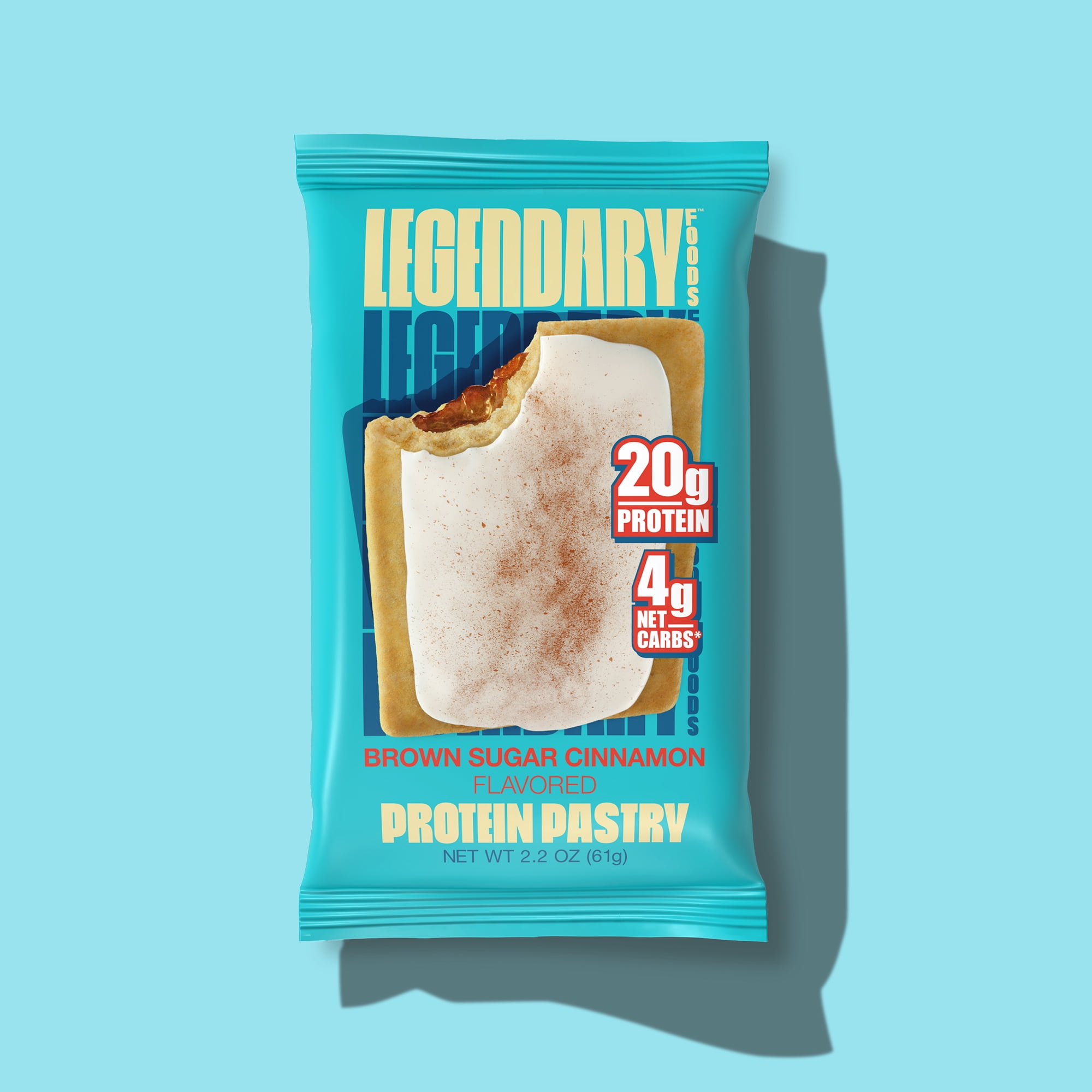 Legendary Foods Protein Pastry, Brown Sugar Cinnamon, 2.2oz Glten Free ...