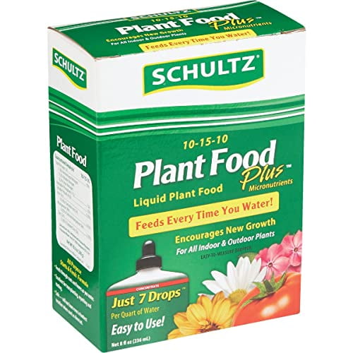 Schultz All Purpose 10-15-10 Plant Food, 8-Ounce, Indoor and Outdoor ...