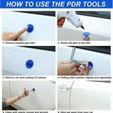 Openpig 19 PCS Paintless Dent Repair Kit, T Bar Puller, 18 Dent Pulling ...