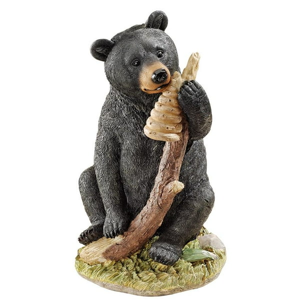 Design Toscano Honey, the Curious Black Bear Cub Statue - Walmart.com ...