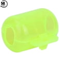 LYUMO 50pcs Fishing Hook Box Portable Fluorescent Yellow Squid Lure ...