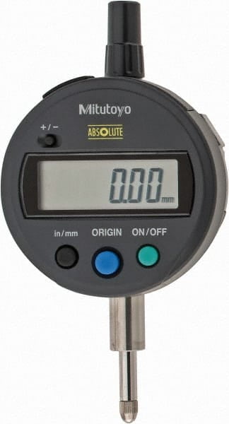 Mitutoyo 0 to 12.7mm Range, 0.0005" Graduation, Electronic Drop ...