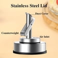 Glass Oil Dispenser Bottle with Stainless Steel Spout, Automatic ...