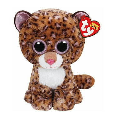 Ty Collection's Authentic Beanie Boos Leona Blue Leopard Regular Plush ...