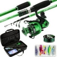 Ghosthorn Fishing Rod and Reel Combo, Graphite Telescoping Fishing Pole ...