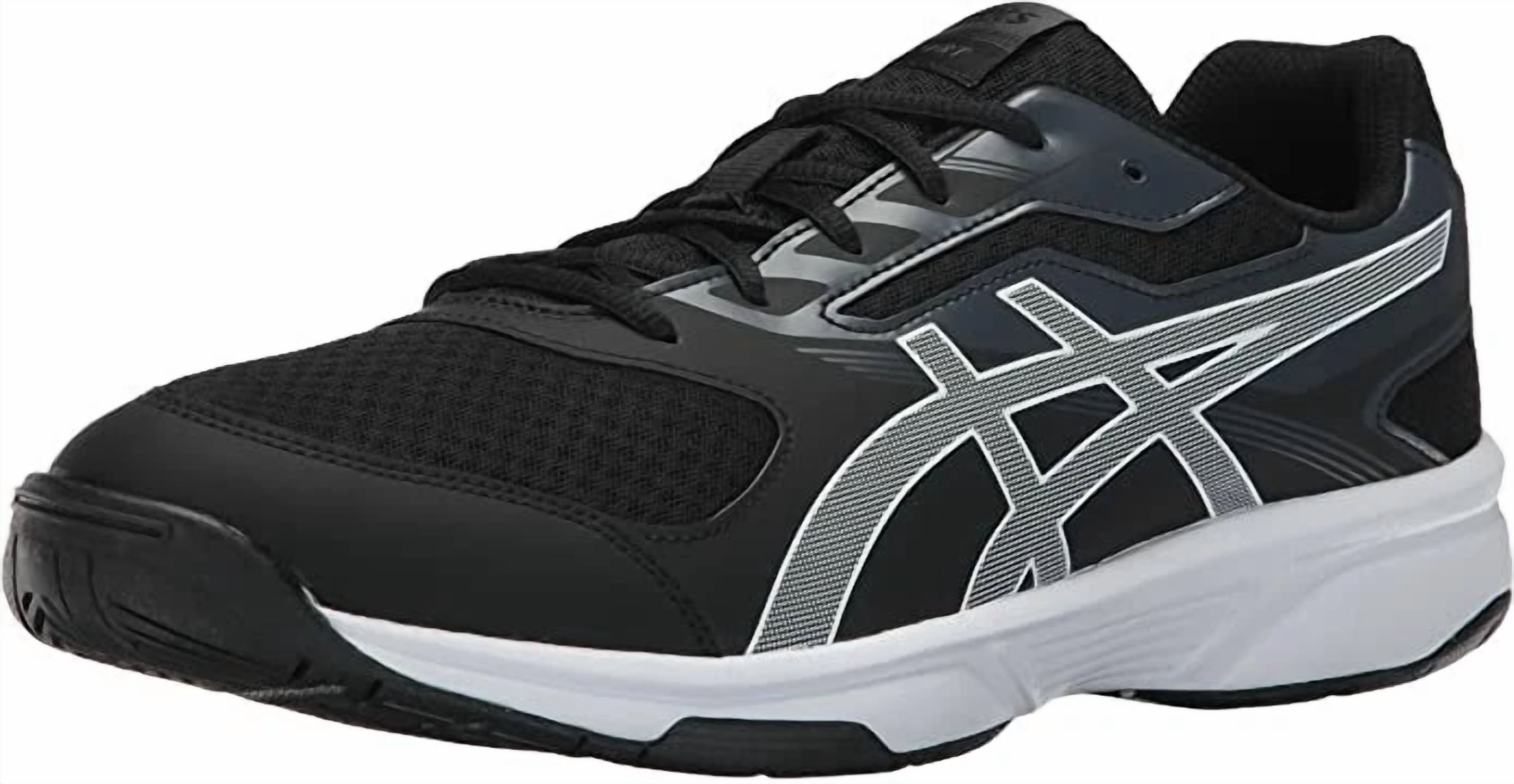 ASICS Men's Upcourt 2 Volleyball Shoes Black/White/Dark Grey 10 US ...