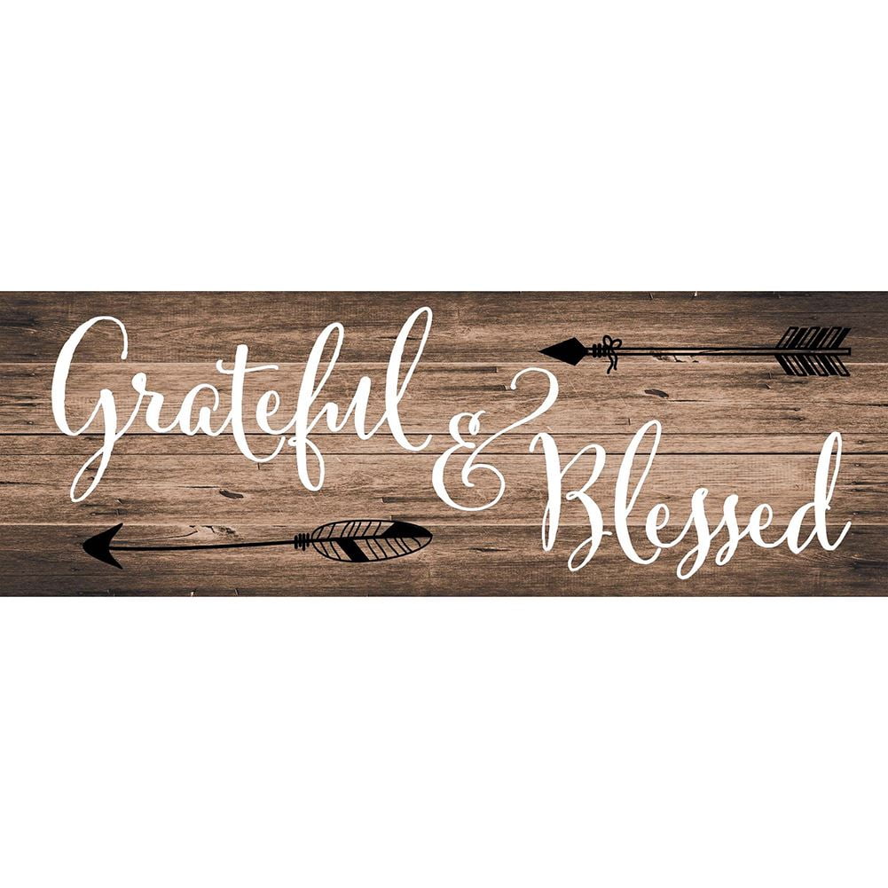 Custom Decor Signature Sign - Grateful and Blessed - Walmart.com