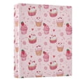 3 Ring Binder with Flattened Metal Clip 1.5" Round Rings Binder ...