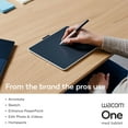 Wacom One Medium Bluetooth Graphics Drawing Tablet, 9.9x7.1 inch ...