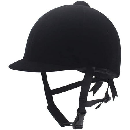 Equestrian Hats Velvet Horse Riding Cap Breathable Riding Helmets Black ...