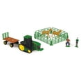 John Deere Toddler Tractor Playset, 10 Piece Fun Farm Toy Set - Walmart.com