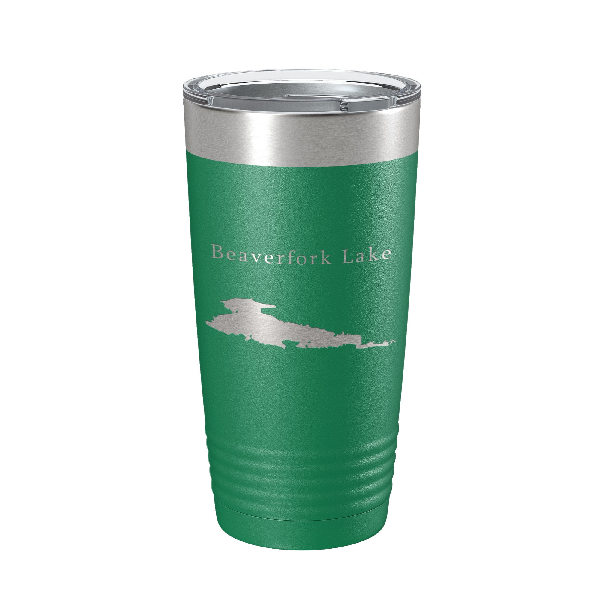 Beaverfork Lake Map Tumbler Travel Mug Insulated Laser Engraved Coffee ...