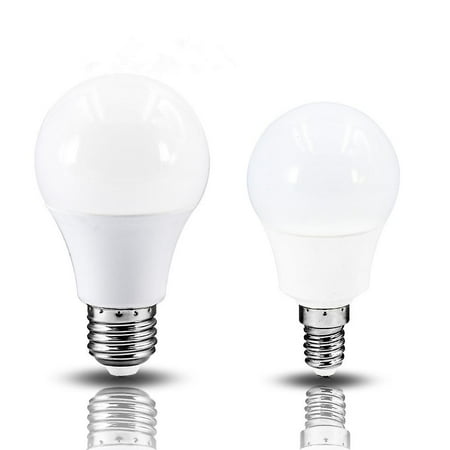 FanShow Set Of 4 Small Round Led Bulbs Edison Screw Base E14+e27 6 W ...