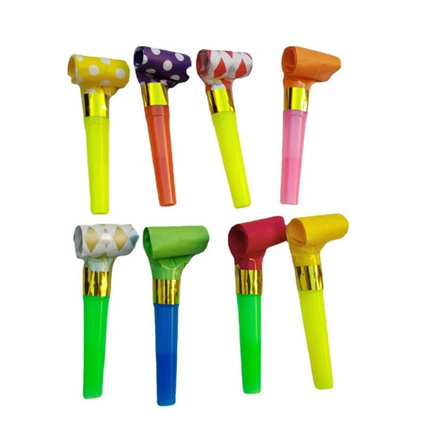 Ustyle 72 Pieces Multi-color Blowouts Whistle Children Birthday Party ...