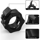 Olympic Barbell Clips - 1 Inch Pair - Quick Release Barbell Collar Non ...