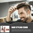 3 Pcs Hair Cutting Combs Wide Teeth Curling Detangling Pick Man Brown ...
