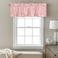 Abstract Pink Waves Valances for Windows Art Boho Marble Swirls ...