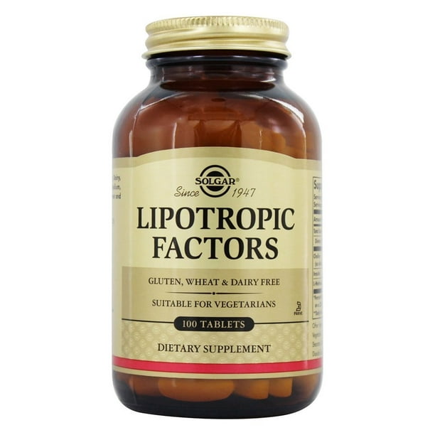Solgar Vitamin and Herb Solgar Lipotropic Factors, Tablets, 100 ea ...