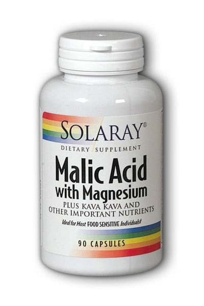 Solaray Malic Acid with Magnesium 90 Capsules - Walmart.com