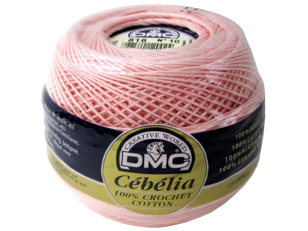 DMC Cebelia Crochet Cotton 10 Baby Pink - Walmart.com