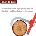 48" Can't Hook - Carbon Steel Wood Log Moving Tool with Rubber Grip ...